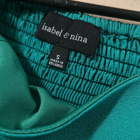 Isabel & Nina | Dresses | Isabel Nina Green Short Sleeve Babydoll Dress ...